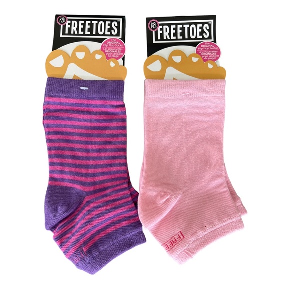FreeToes | Accessories | Nwt Free Toes Toeless Socks Flip Flop Yoga ...